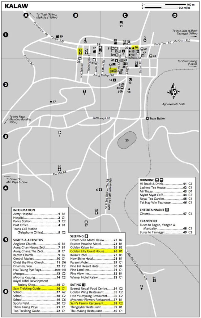 Información sobre el trekking Kalaw - Lago Inle (Tierras Insólitas)